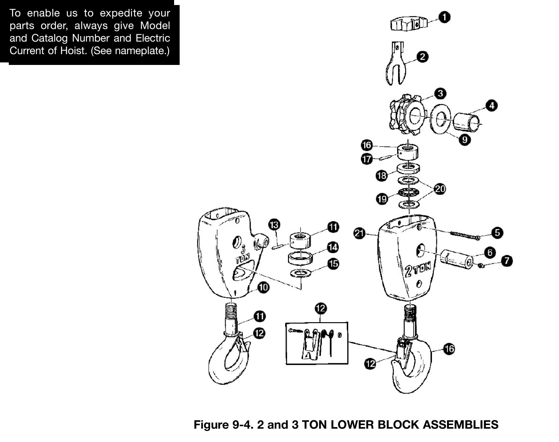 Lower Block Assemblies 2 & 3 Ton - Otsego Crane & Hoist
